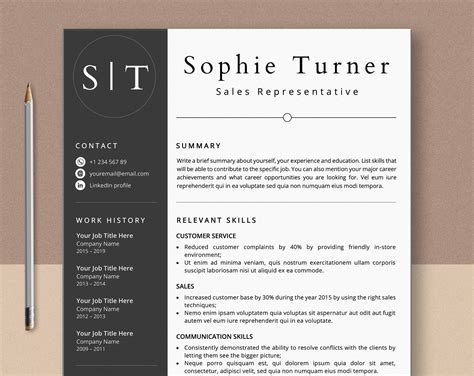 Functional Resume Template Skills Based Resume Professional Cv
