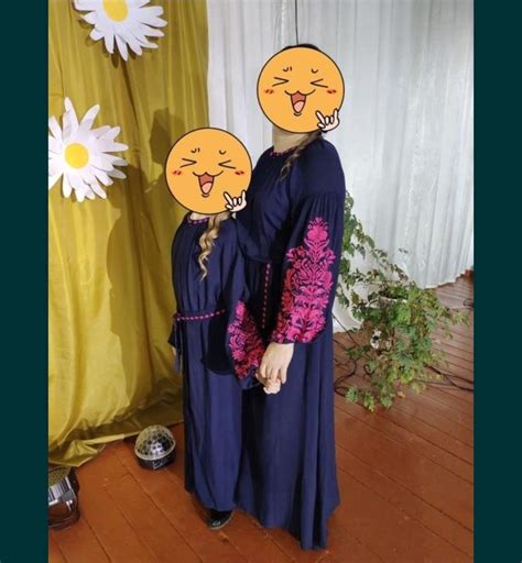 Плаття вишиванки для мами і доні — ціна 2000 грн у каталозі Довгі сукні Купити жіночі речі за