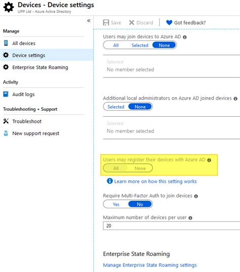 question on azure ad registered devices r azure