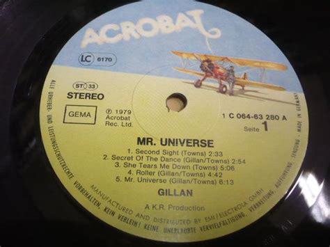 LP IAN GILLAN Deep Purple Mr Universe 1979 Aukro