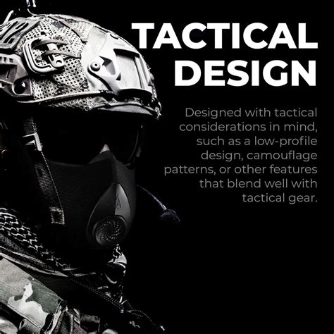 Tactical Filtration Mask Advanced Mask Filtration