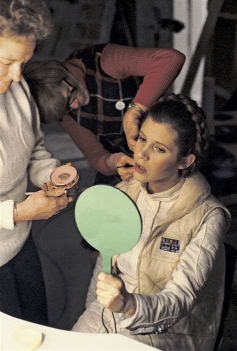 Refocused Media Carrie Fisher Behind The Scenes Throughout The