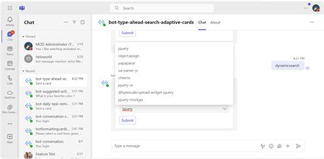 Typeahead Search Control In Adaptive Cards C Code Samples Microsoft Learn