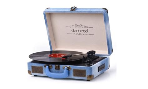 This Vinyl Record Player With Stereo Speakers Is Only 40 Digital Trends