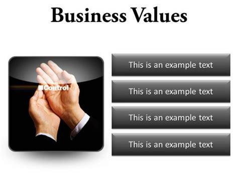 Business Values Success Powerpoint Presentation Slides S