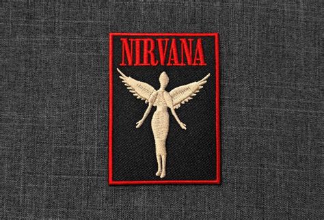 Nirvana Angelic Iron On Embroidered Patch