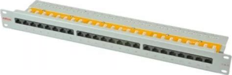 Patch Panel Roline UTP Cat Porturi Gri Cel Ro