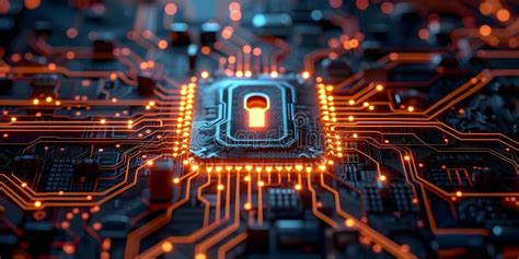 Advanced Cyber Security Encryption Laptop Concept Stock Image Image Of Lock Tech 311852243