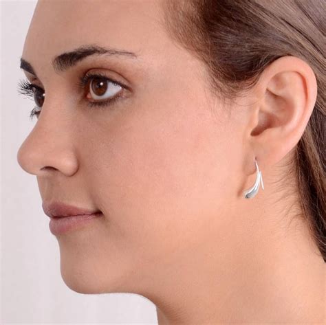 Unusual Sterling Silver Everyday Earrings By The London Earring Company