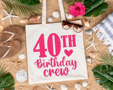 40th Birthday Svg Bundle 40th Birthday Shirt Svg 40th Anniversary Svg