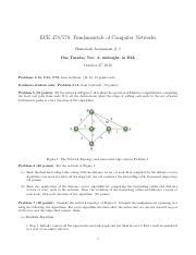 Hwrk5 Pdf ECE 478 578 Fundamentals Of Computer Networks Homework