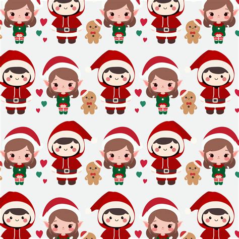 Linda Navidad Modelo Caracteristicas Un Linda Duende Chica Un Alegre