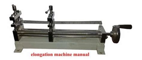 Manual Elongation Testing Machine At ₹ 12000piece Badli New Delhi