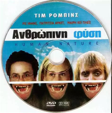 Human Nature Tim Robbins Rhys Ifans Patricia Arquette Region 2 Dvd Eur 1009 Picclick It