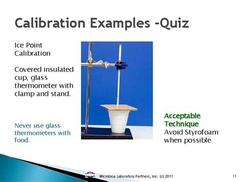 Thermometer Calibration Ice Point And Boiling Point Methods