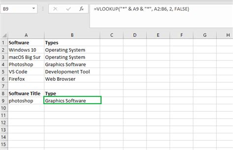 How To Use Vlookup If Cell Contains A Word Within Text In Excel 3