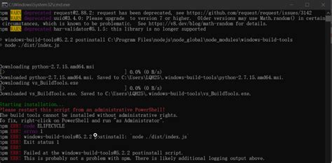 Npm Install 出现异常cap021 Install `node Gyp Rebuild` 流年sugar 博客园