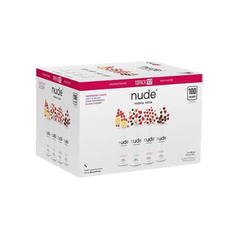 Shop Nude Vodka Soda Mixed Pack V2 Bc Liquor Delivery Vessel Spirits