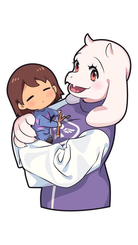 Undertale Toriel And Frisk Sticker Undertale Undertale Toriel