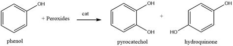 Catechol Production Reactions And Uses
