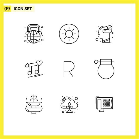 Outline Pack Of Universal Symbols Of African Song Healthcare Love