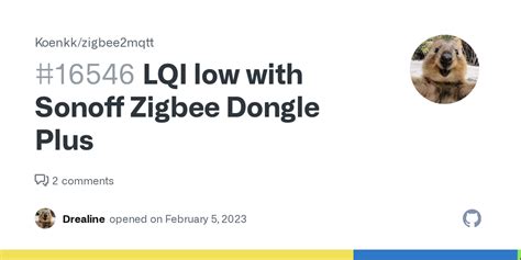 Lqi Low With Sonoff Zigbee Dongle Plus · Issue 16546 · Koenkkzigbee2mqtt · Github