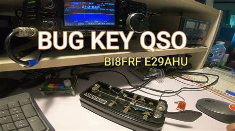 Bug Key Cw Qso Youtube