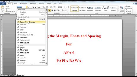 Is Arial Font Acceptable In Apa Format Discfile