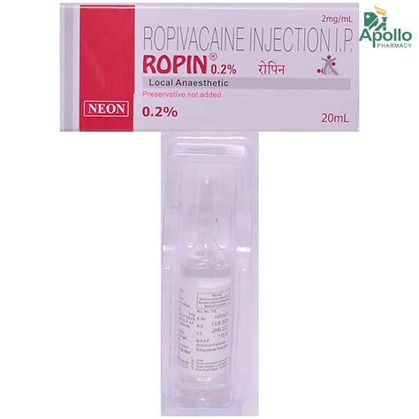 Ropin 0 2 20ml Injection Price Uses Side Effects Composition