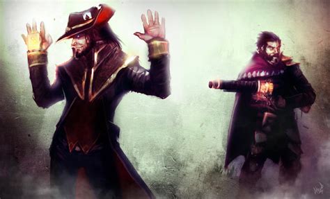League Of Legends Rivals Twisted Fate Vs Graves By Artisticphenom On