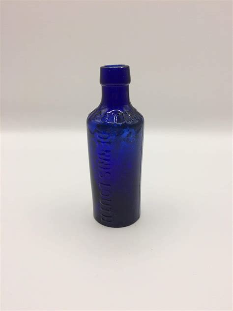 Stunning Cobalt Blue Antique Victorian Apothecary Bottle Etsy
