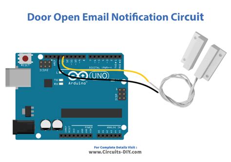 Arduino Door Open Send Email Notification