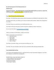 NU NCLEX Prep Docx Sarah Loy NU Development Of The