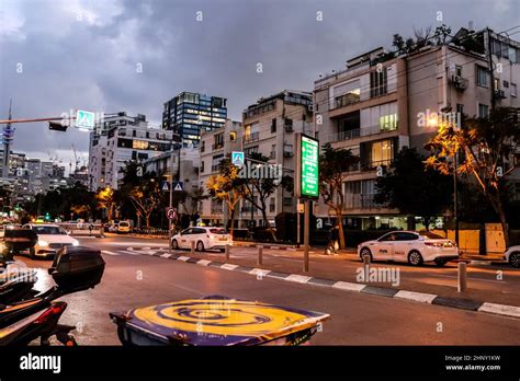Tel Aviv Israel February 15 2022 Cityscape Of The City Center Of