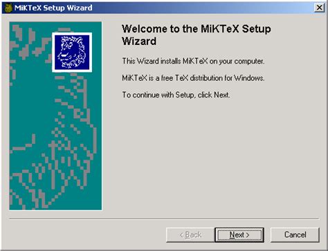 Miktex Installation Instructions