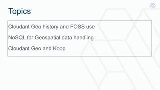 I See NoSQL Document Stores In Geospatial Applications PPT