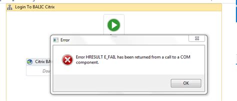 Exception Error Hresult Efail Has Been Returned From A Call To A