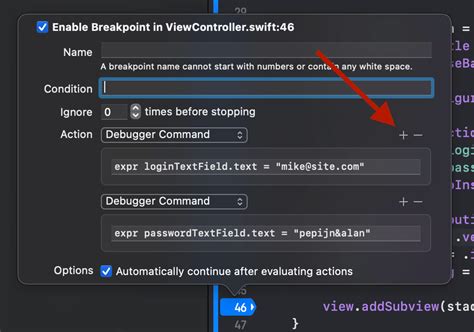 save time with user breakpoints in xcode holy swift