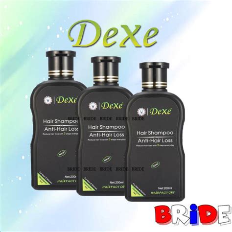 Bride Set Of 3 Dexe Organic Hair Growth Anti Hair Loss Shampoo