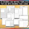 Alphabet Directed Drawing Task Cards Bundle United Teaching