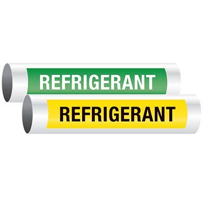 Seton Code Refrigerant Pipe Markers Seton