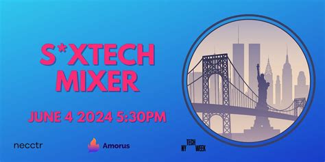 Nyc S Xtech Mixer 2024 Museum Of Sex New York 4 June 2024