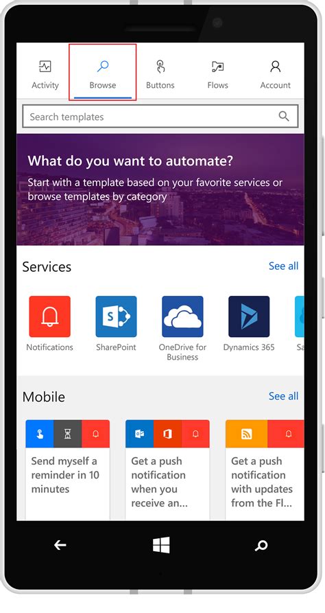 Microsoft Flow Windows Phone App Is Now Publicly Available Blog Do