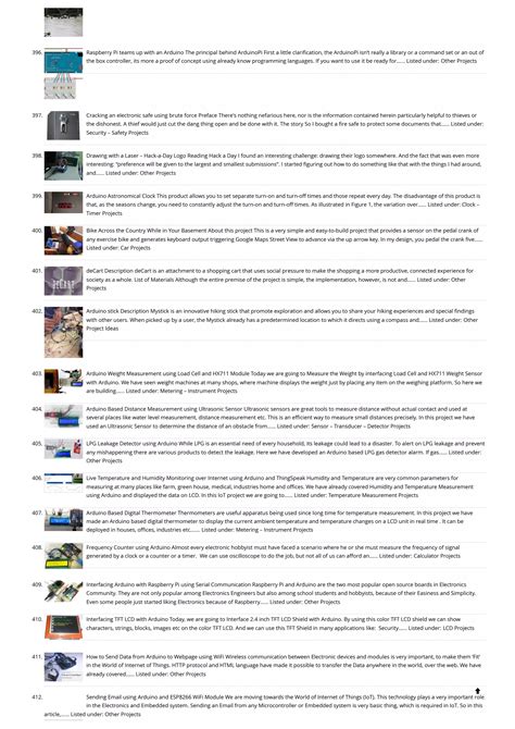 Advanced View Arduino Projects List Use Arduino For Projects 3 Pdf Technology And Computing