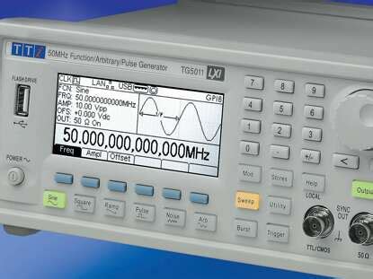Arbitrary Function Generator Provides MHz Frequency Embedded Com