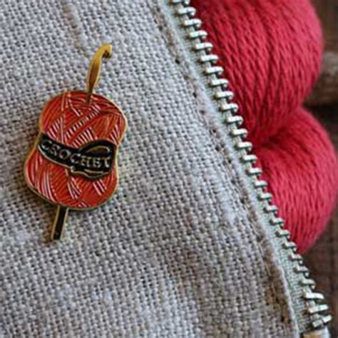 Firefly Notes Crochet Enamel Pin Dream Weaver Yarns Llc
