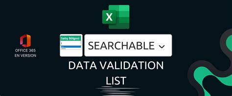 Office 365 Excel Aranabilir Veri Doğrulama Listesi Peakup Teknolojİ AŞ