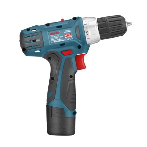 Аккумуляторная дрель-шуруповерт 12В, 21 Н.м, без BMC | 🧰 Ronix Tools