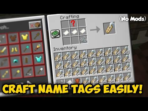 How To Make Minecraft Name Tag