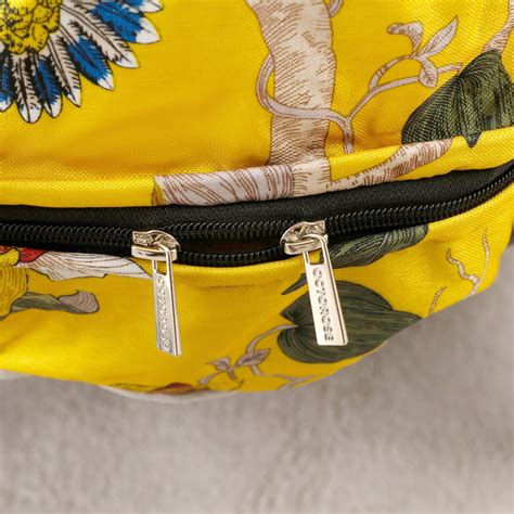 Octorose Full Size 3 Side Zipper Linen Yellow Birds Printing Futon